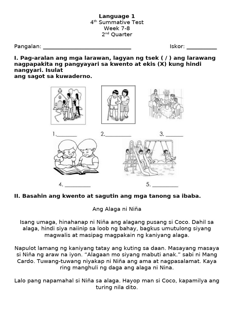 MTB 1 - Q2 - ST4 | PDF