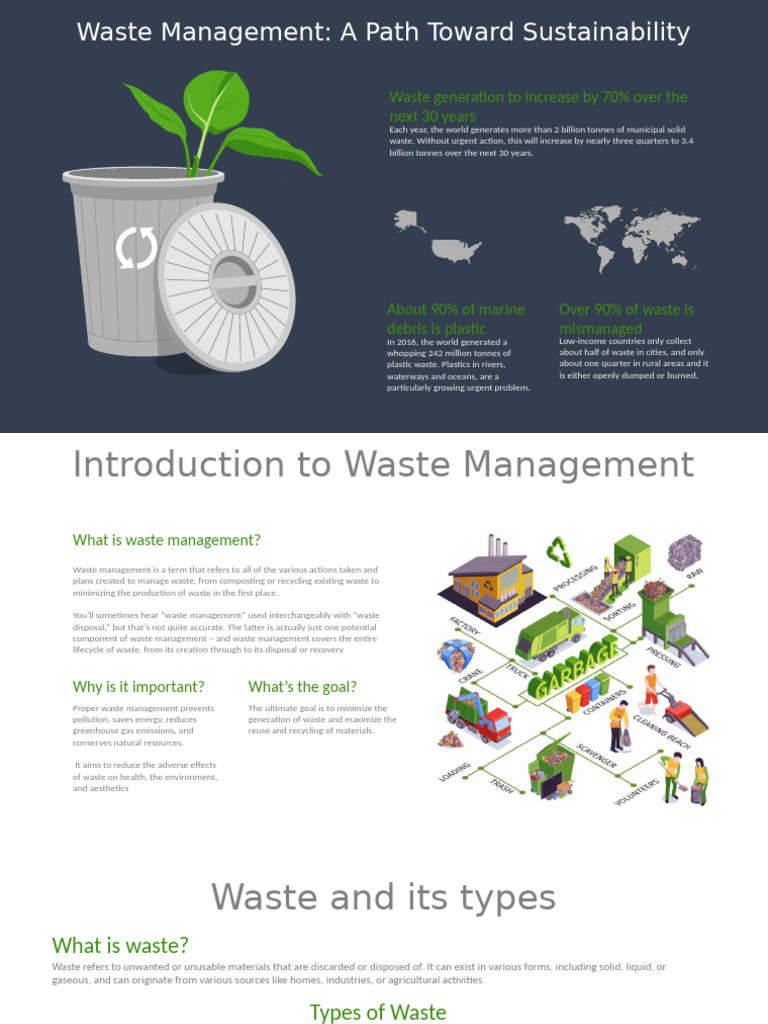 Waste Management for Sustainability | PDF | Waste Management | Waste