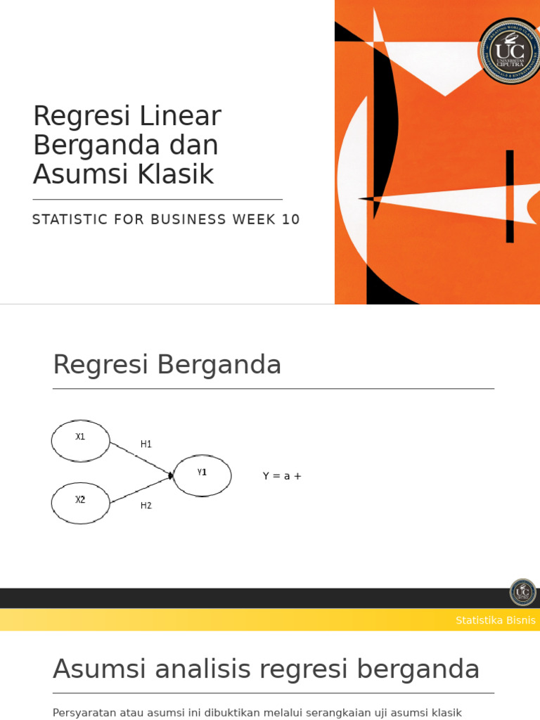 Asumsi Regresi Linear Berganda | PDF