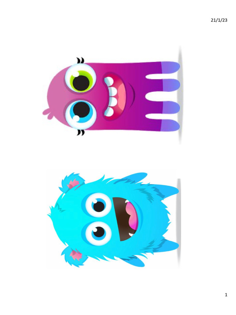 Monster Flashcards | PDF
