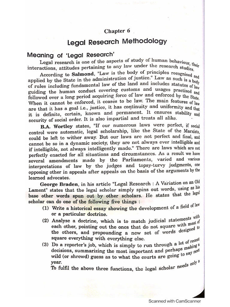 Legal Research 1 | PDF