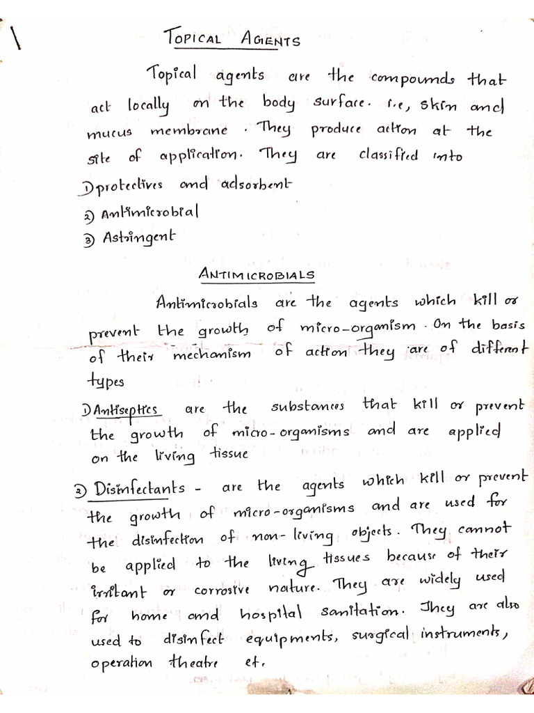 Topical Agents | PDF