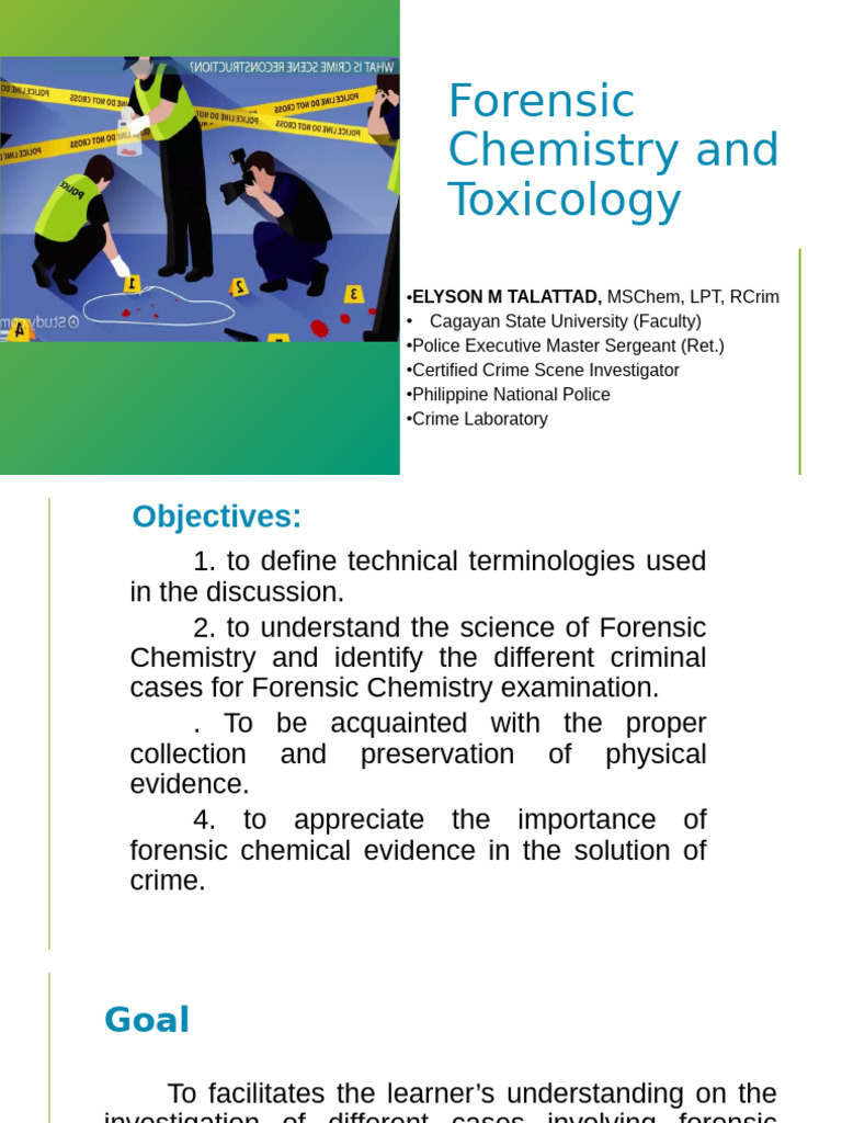 Forensic Chemistry and Toxicology | PDF | Yarn | Paper