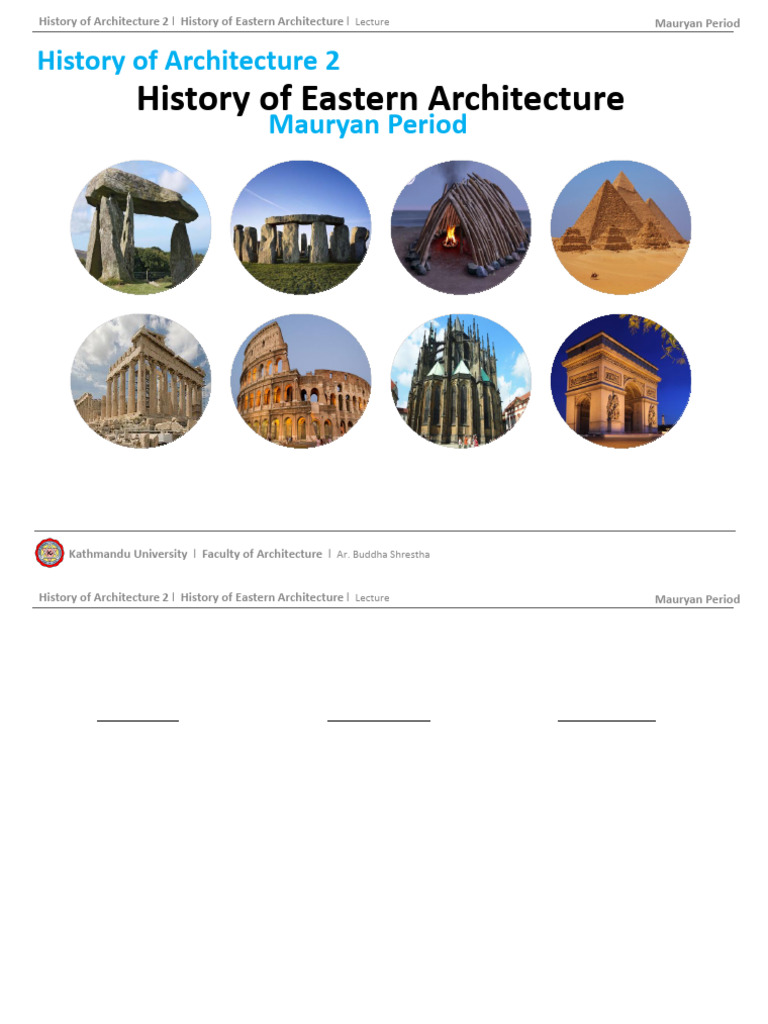 Mauryan Period: Eastern Architecture Insights | PDF