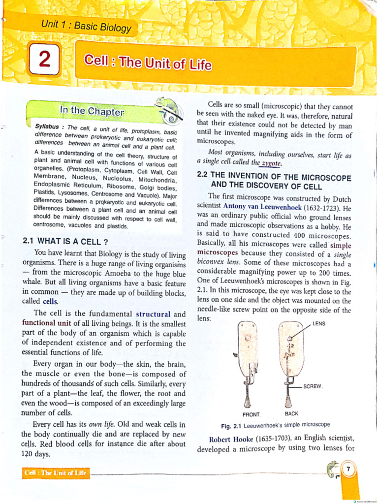 Bio CH 1 | PDF