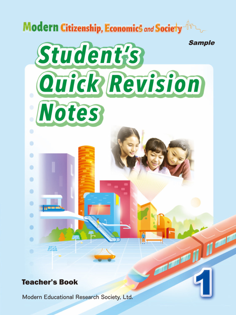 CES Students Quick Revision Notes S1 T ENG SAM | PDF