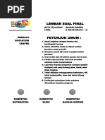 IKLC Pre Ecolier Level Past Paper | PDF