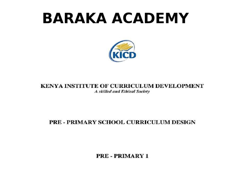 Baraka Academy Cover Page | PDF