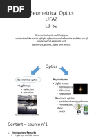 Geometrical Optics Complete Notes | PDF