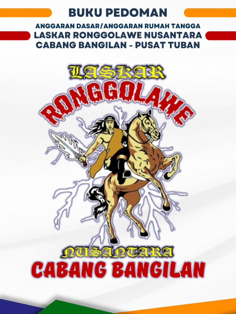 Anggaran Dasar Dan Anggaran Rumah Tangga Ronggolawe Bangilan | PDF