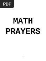 A Mathematical Prayer | PDF | Multiplication | Good Works