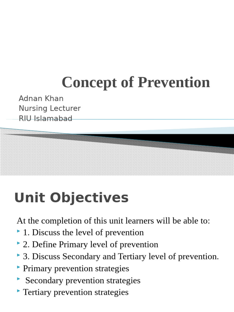 Levels of Disease Prevention Explained | PDF | Preventive Healthcare ...