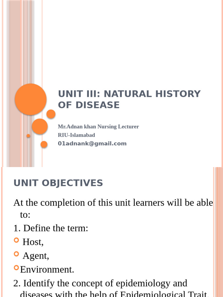 Natural History of Disease | PDF | Infection | Immune System