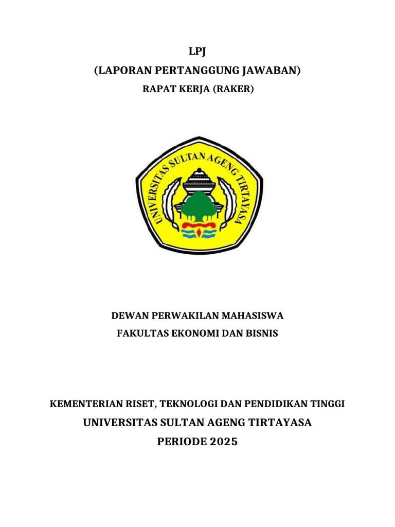 LPJ RAKER 2025 Tabel | PDF