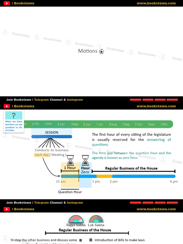 Understanding Parliamentary Motions | PDF | Government | Public Law