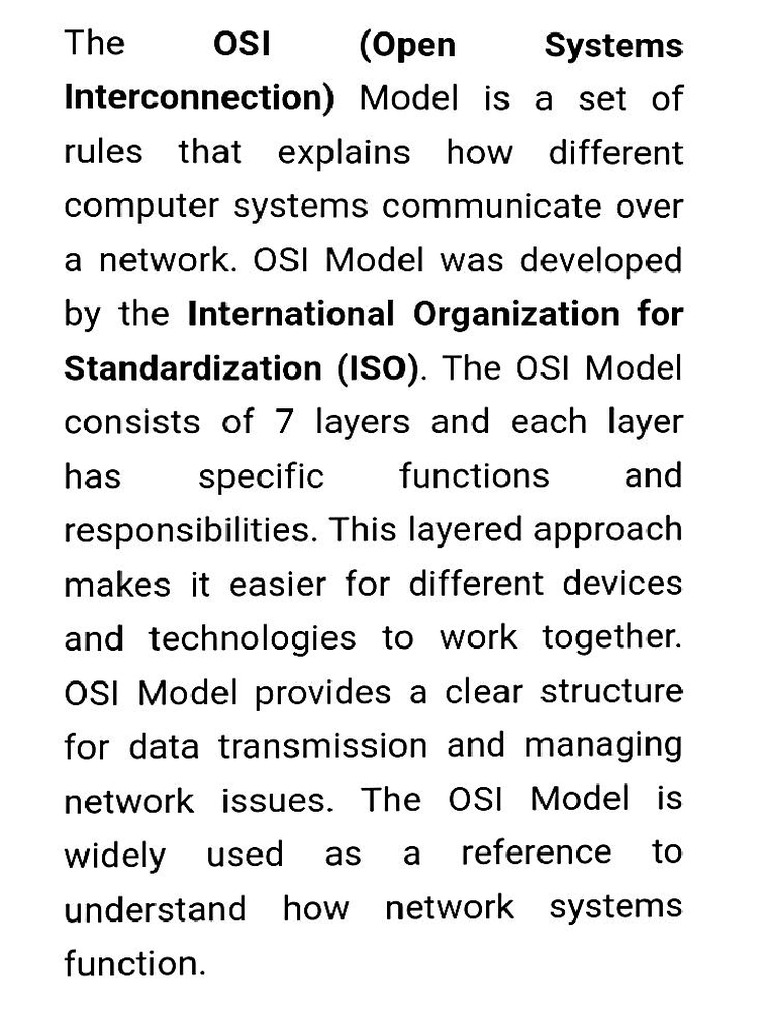 OSI Model | PDF