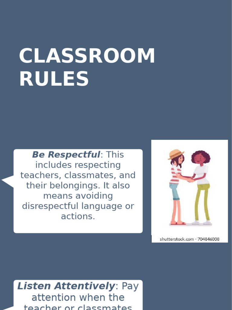 Essential Classroom Rules for Students | PDF