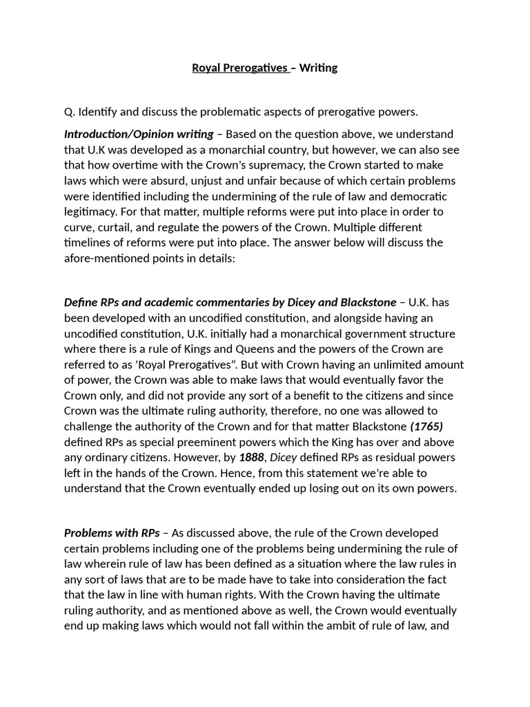 Development of Conventions - Writing | PDF | Parliament Of The United ...