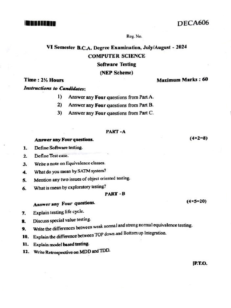 Software Testing 2024 | PDF