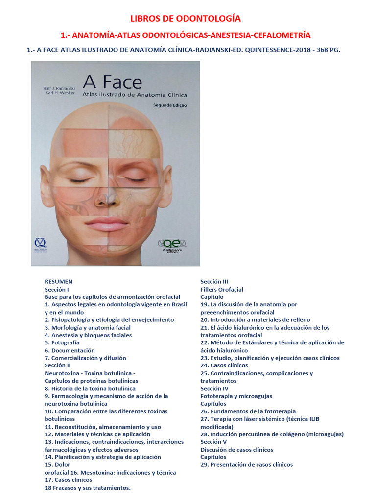 Libros de Odontología Catalogo General-1 | PDF | Odontología | Cirugía