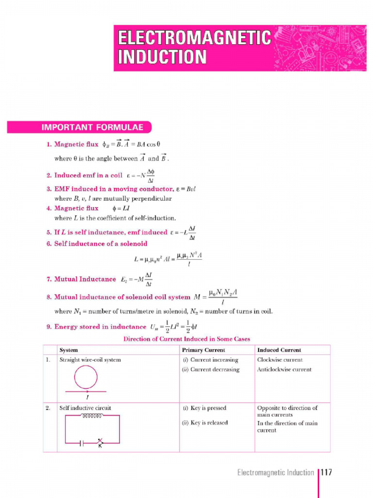 Electromagnetic Induction-6.1 | PDF