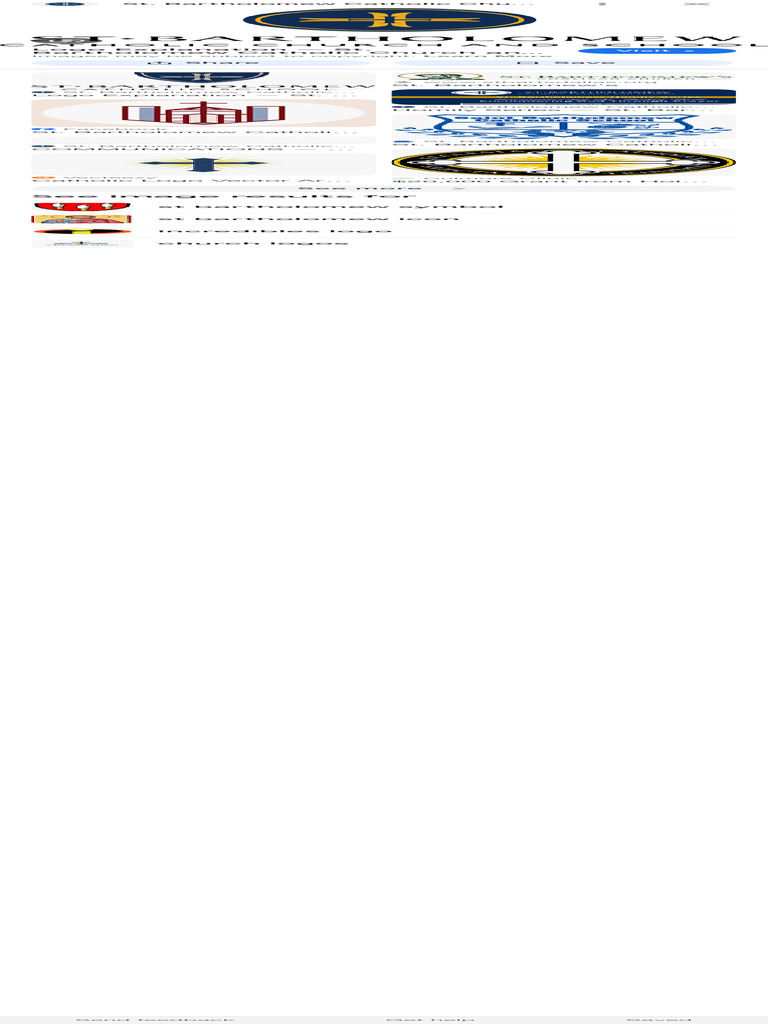 ST Bartholomew Parish Church Logo - Google Search | PDF