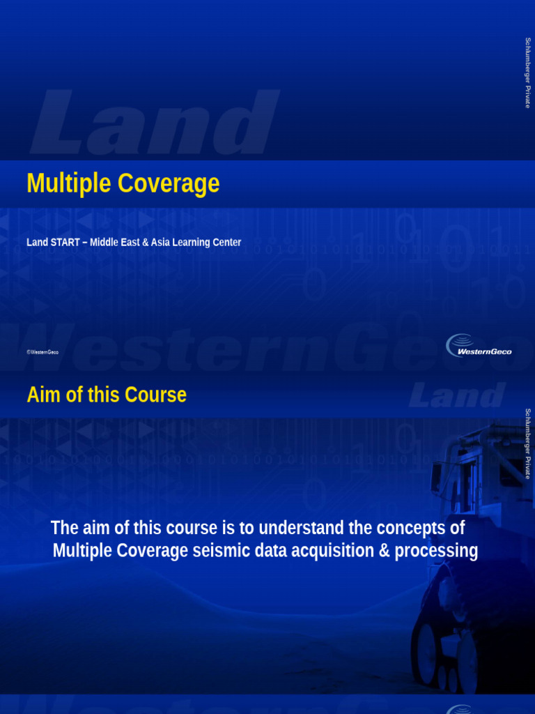 Multiple Coverage Seismic Techniques | PDF | Reflection Seismology ...