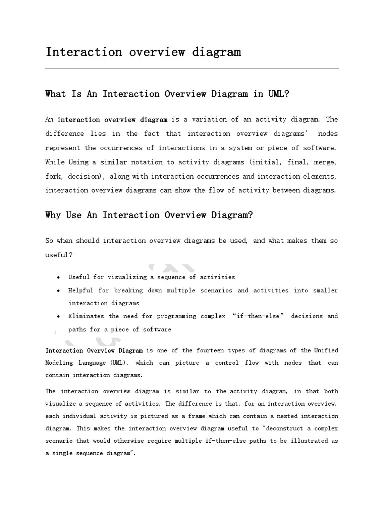 7.interaction Overview Diagram | PDF | Unified Modeling Language ...