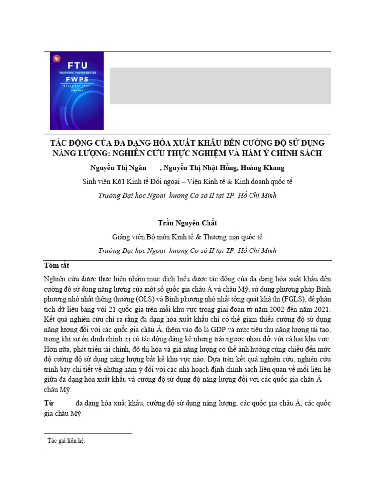 FWPS Vol 3 No 3 Paper 11 | PDF | Ordinary Least Squares | Linear Regression