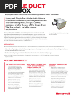 Shut Off Type VAV Catalog PDF | PDF | Duct (Flow) | Fiberglass