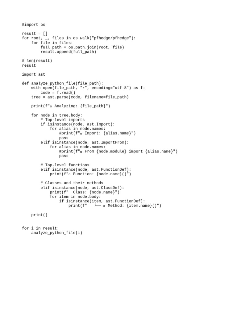 Python File Analysis Script | PDF
