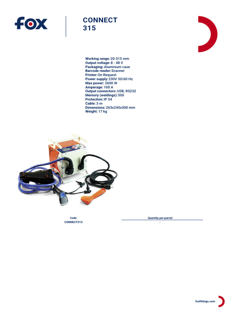 Fox Connect 315 | PDF