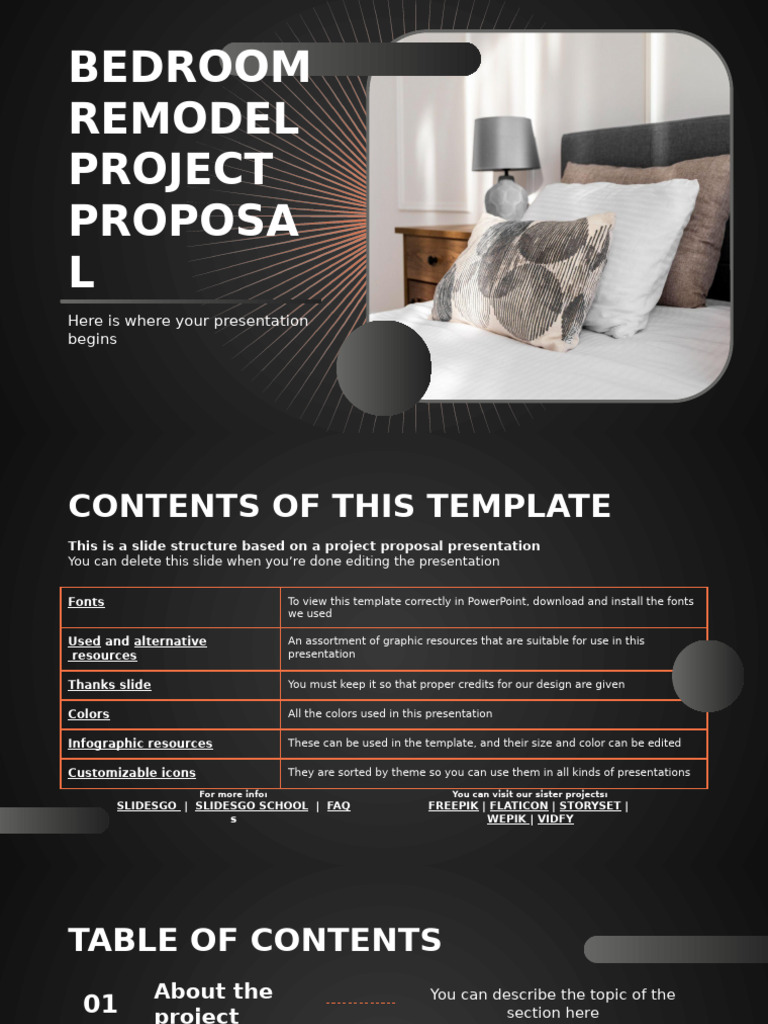 Bedroom Remodel Project Template | PDF | Planets | Mercury (Planet)