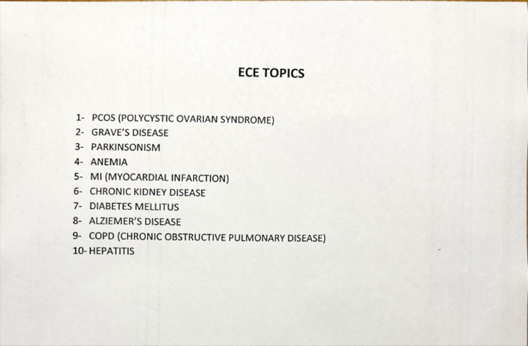 ECE Topics | PDF