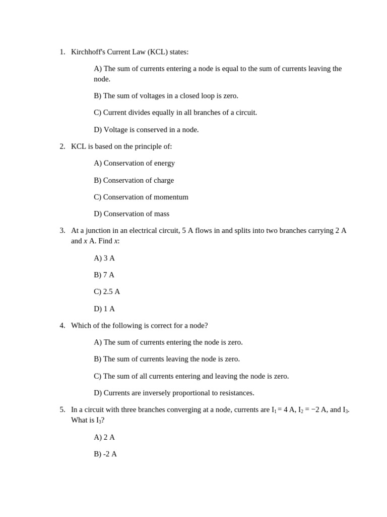 Phy 202 Tutorial Questions (Multiple Choice) | PDF | Inductor | Inductance