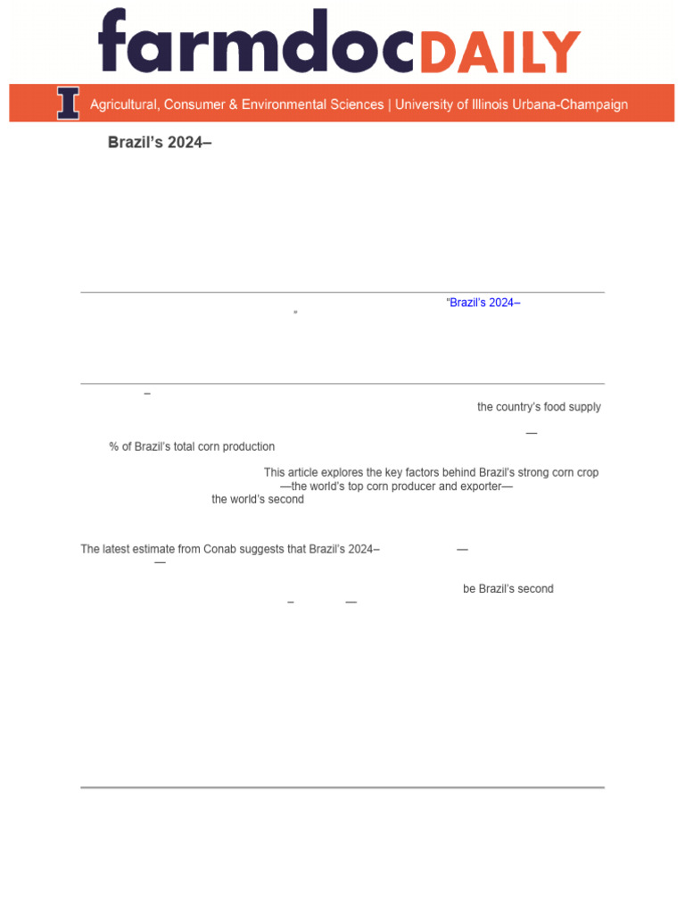 Farmdoc Daily | PDF | Corn Ethanol | Maize