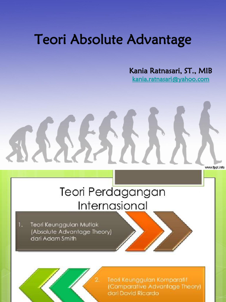 Teori Absolute Advantage | PDF