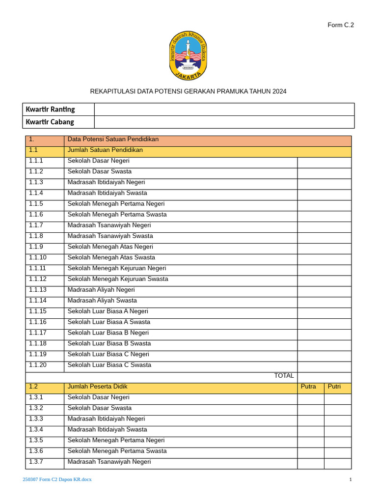 Form C2 Dapon KR | PDF