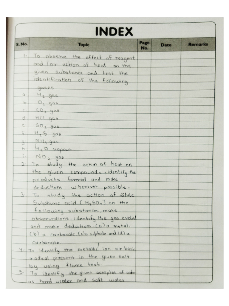 IX Chemistry Journal | PDF