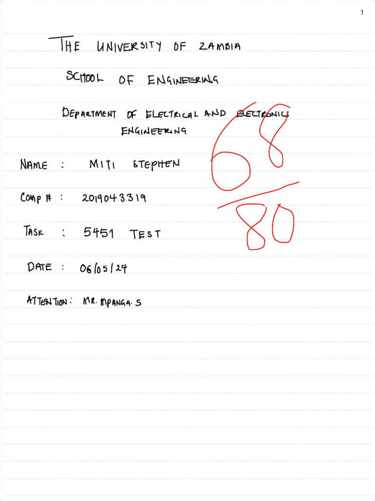 Power Electronics Test Marked | PDF