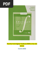 Calculus Early Transcendentals, Metric Edition 9th Edition PDF | PDF ...