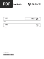 NV-21-HU User Manual for Q-SYS | PDF | Usb | Electronics