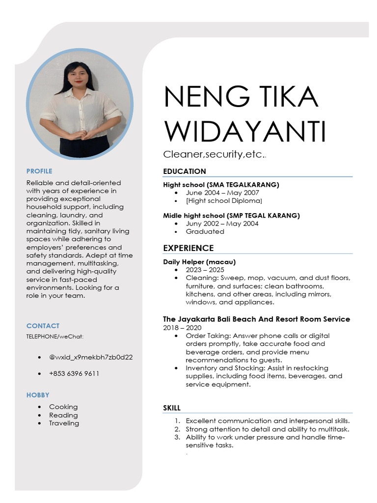 Tika CV | PDF