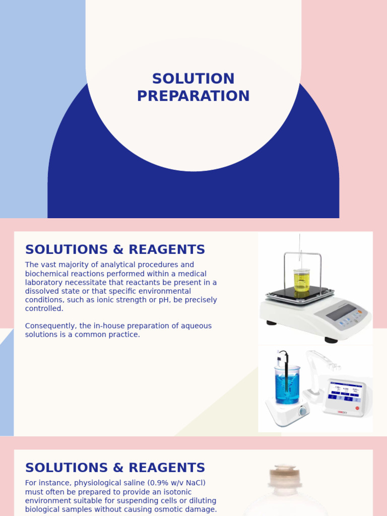 Aqueous Solution Preparation Guide | PDF | Mole (Unit) | Water Purification