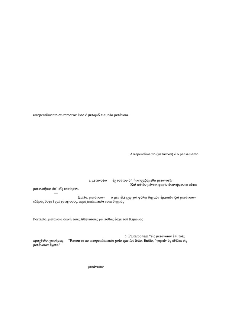 Remorso vs. Arrependimento: Definições | PDF | Deus | Graça no cristianismo
