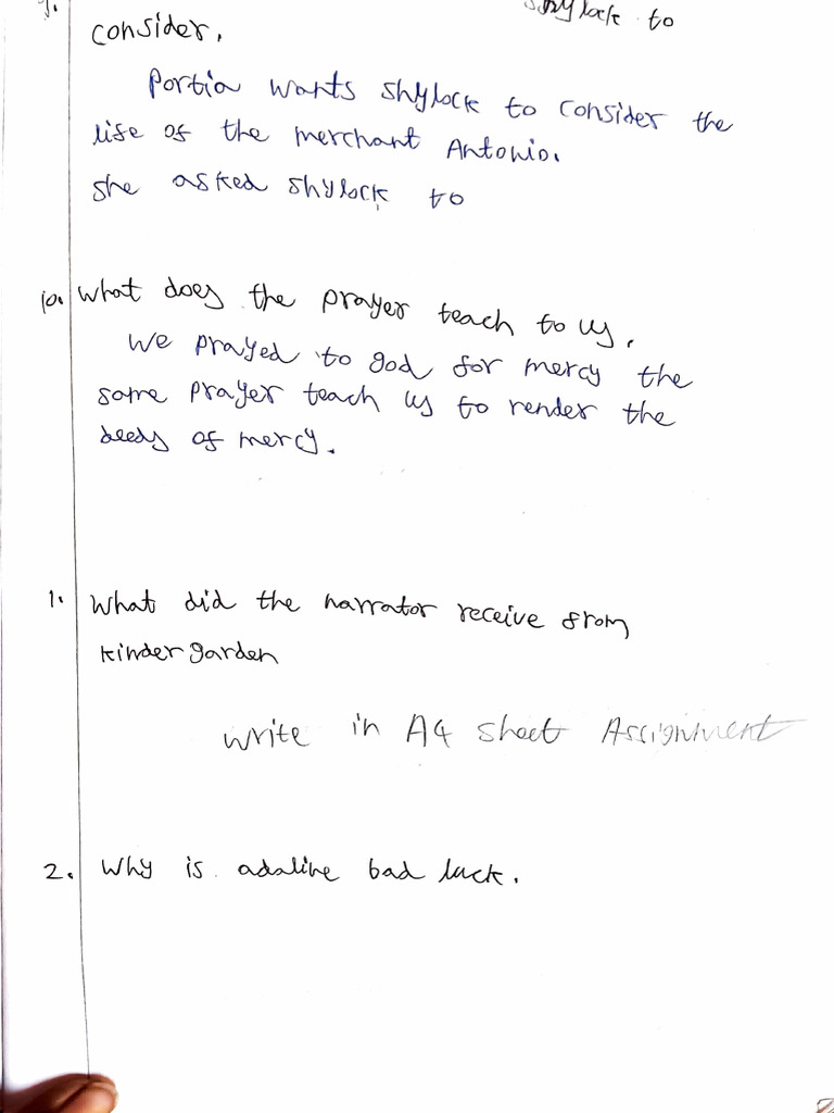 English Assignment Question Only | PDF