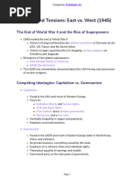 Cold War and Decolonization Overview | PDF | Cold War | Communism