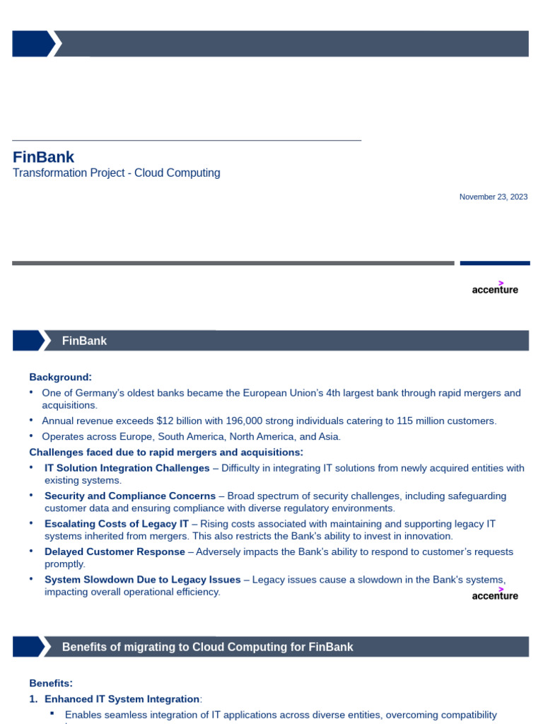Task 2 - Model Solution | PDF | Cloud Computing | Mergers And Acquisitions