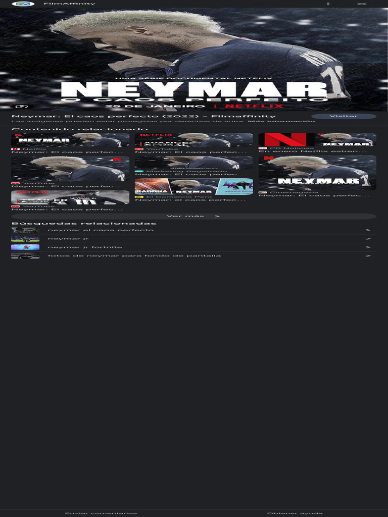 Netflix Documental Neymar - Búsqueda de Google | PDF