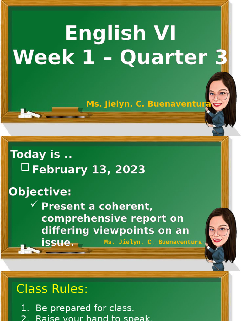 Day 1 English Quarter 3 | PDF